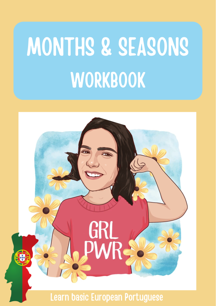 Months of the year & Seasons workbook – Portuguese with Gabi